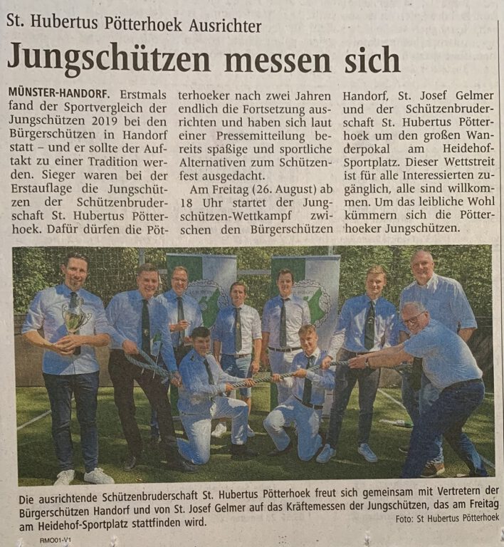 Pressemeldung 23.08.2022 – Schützenbruderschaft